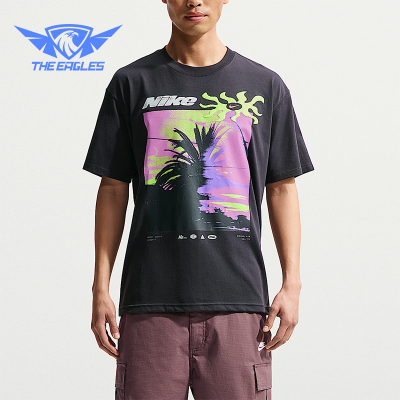 Nike/耐克正品夏季男士透气时尚印花潮流休闲短袖T恤IH1372-045