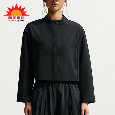 Nike/耐克正品2026春季款女士立领短款经典运动外套IB8987-010