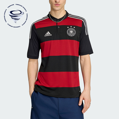Adidas/阿迪达斯正品新款男士复古足球经典运动短袖球衣JZ6959