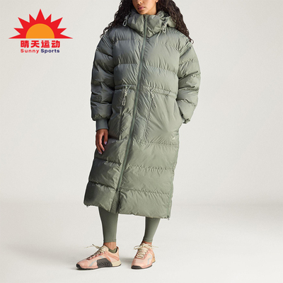 Adidas/阿迪达斯正品SMC新款女灰绿宽松保暖夹克外套KA7427
