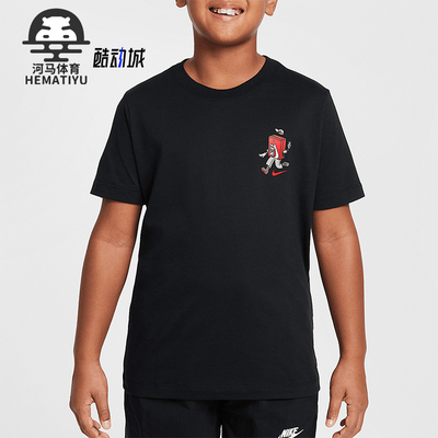 Nike/耐克正品新款大童图案时尚休闲透气圆领短袖HM5660-010