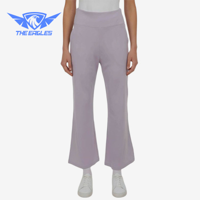 Adidas/阿迪达斯正品新款女浅紫色纯色经典松紧腰休闲裤KW4675