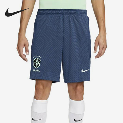 Nike/耐克正品夏季新款男士足球运动训练系带短裤DH6466-490
