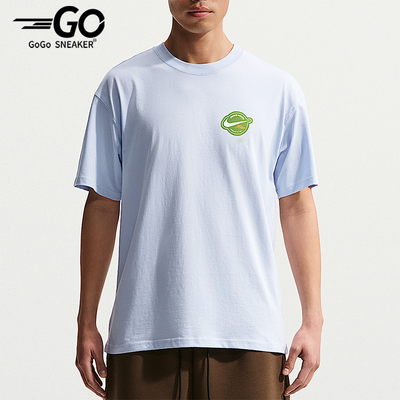 Nike/耐克正品夏季男士休闲宽松印花针织圆领透气T恤IR4965-407