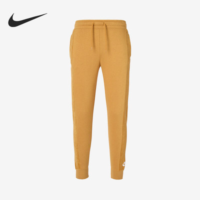 Nike/耐克正品灯芯绒拼接针织束脚运动卫裤女长裤DM1758-712