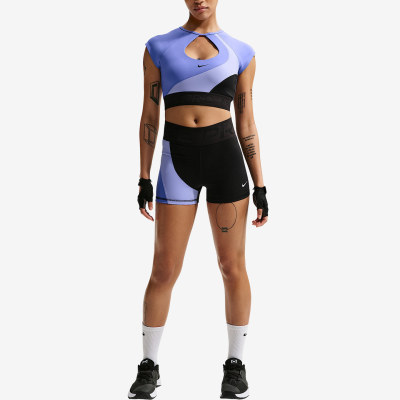Nike耐克正品Pro Sculpt女高腰修身吸湿排汗骑行短裤IQ0363-013