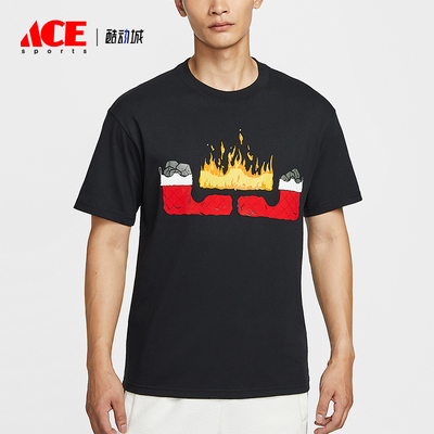 Nike/耐克正品男士时尚休闲篮球运动圆领短袖T恤IH8551-045