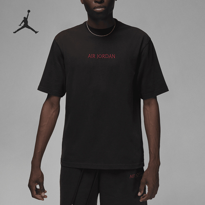 Nike/耐克正品JORDAN男士透气运动宽松训练短袖DV6466-010