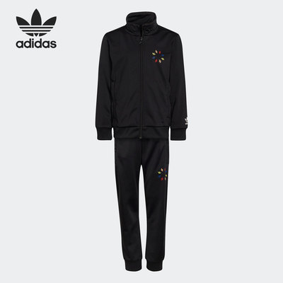 Adidas/阿迪达斯正品三叶草新款小童运动训练休闲套装HB9508