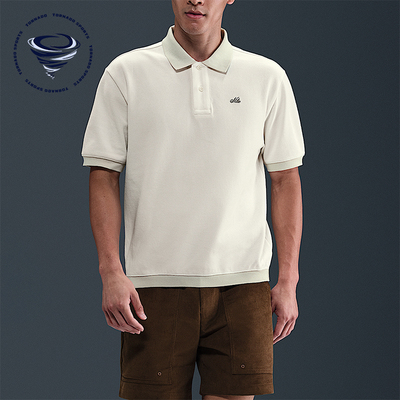 Nike/耐克正品2025男士日常厚实翻领宽松休闲运动短袖HV0885-133