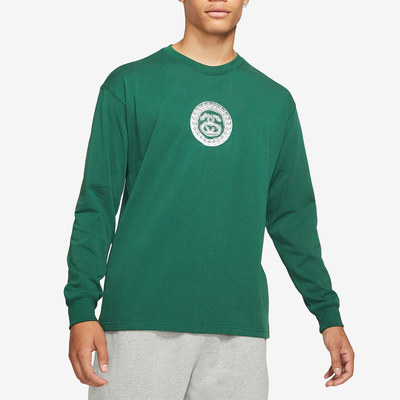 Nike耐克正品Stussy联名系列男圆领套头长袖运动T恤DD3344-341