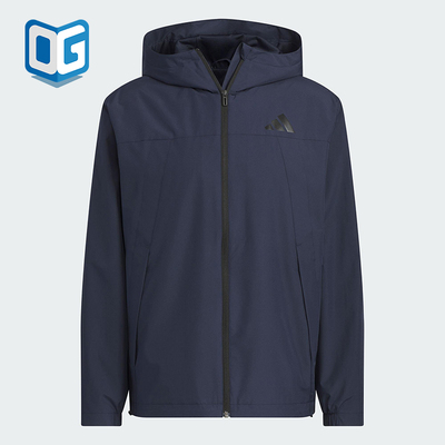 Adidas/阿迪达斯正品2025新款男女同款运动梭织宽松外套KA9310