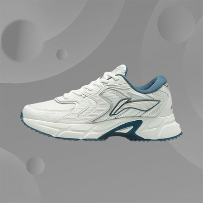 李宁跑步鞋男夏季新经典复古老爹鞋低帮轻质运动鞋子ARLR013