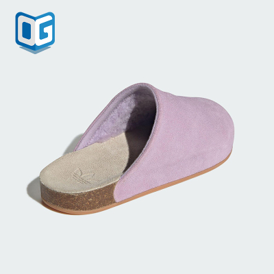 Adidas/阿迪达斯正品三叶草女士保暖休闲加绒居家日常拖鞋JP8732
