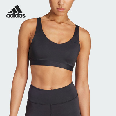 Adidas/阿迪达斯正品2026女士中强度训练瑜伽运动内衣JL5491