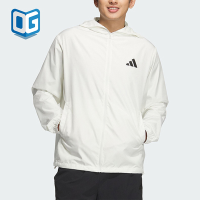 Adidas/阿迪达斯正品JACKET男女运动拉链防晒宽松夹克外套KA9323