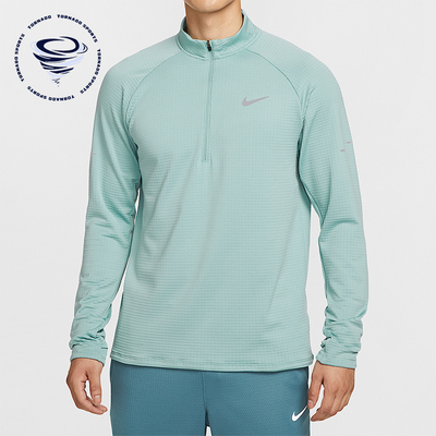 Nike/耐克正品2025冬季男士柔软加绒保暖运动长袖T恤HV2708-017