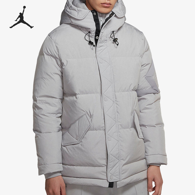 Nike/耐克正品Jordan Wings男士保暖连帽拉链羽绒服BQ4171-059