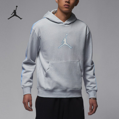Nike/耐克正品JORDAN男士针织加绒连帽套头卫衣FN6353-043