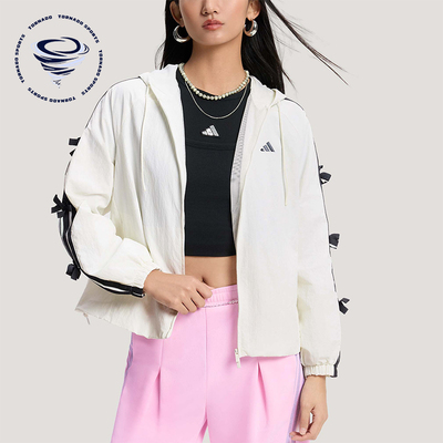 Adidas/阿迪达斯正品DCE WV LL JKT女士时尚蝴蝶结夹克外套KR7602