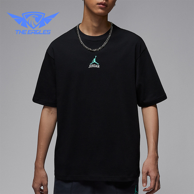 Nike/耐克正品JORDAN男士休闲透气宽松经典图案短袖IM3354-010