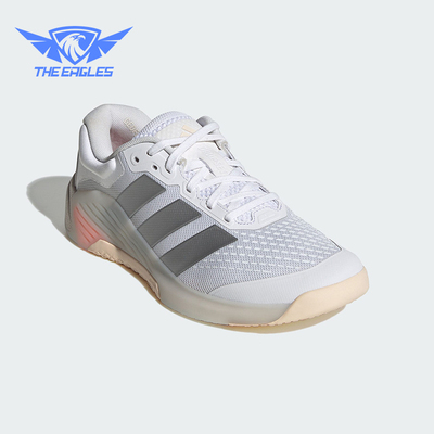 Adidas/阿迪达斯正品DROPSET女士运动系带防滑耐磨休闲鞋JR4666