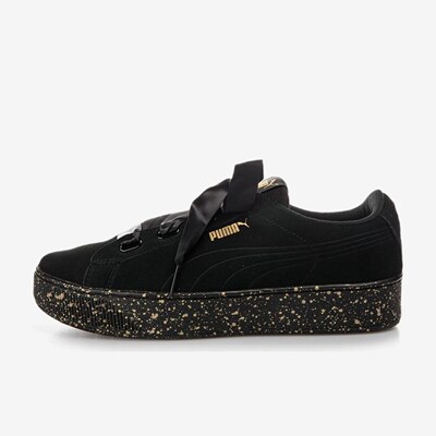 PUMA彪马正品Vikky Platform Ribbon女款休闲运动板鞋366815-01
