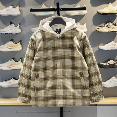 李宁正品反伍BADFIVE男子时尚简约运动训练保暖连帽棉服AFMW001-5