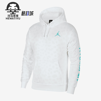 Nike/耐克正品JORDAN男士印花起绒套头连帽卫衣CT6773-100