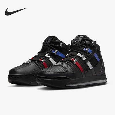 Nike/耐克正品 Zoom LeBron III QS男子新款篮球鞋DO9354-001