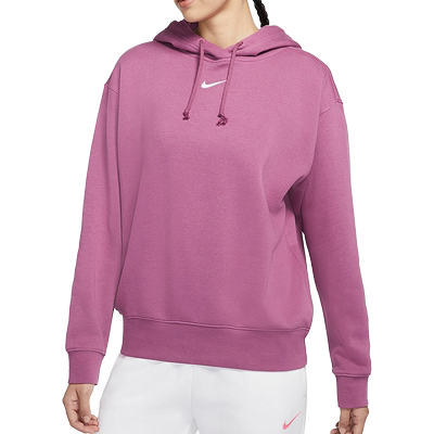 Nike/耐克官方正品2022新款女子加绒宽松连帽运动卫衣 DJ7669-507