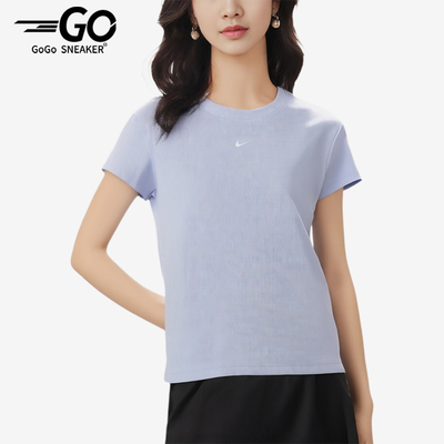 Nike/耐克正品纯色休闲运动短袖T恤新款经典女短袖T恤HV4995-407