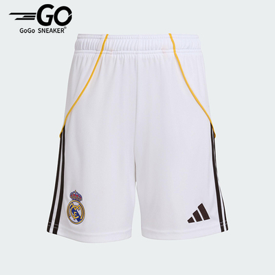 Adidas/阿迪达斯正品REAL H SHO Y大童经典透气足球短裤JN8878