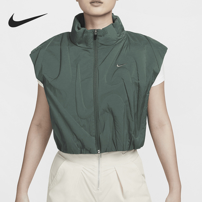 Nike/耐克正品204新款女士保暖拉链宽松夹克马甲FV7784-338