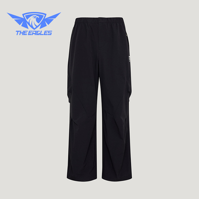 Adidas/阿迪达斯正品轻运动系列新款男黑色经典运动休闲裤KY5660