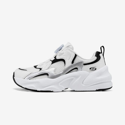 Skechers/斯凯奇正品四季款大童时尚休闲运动老爹鞋319068L-WBKS