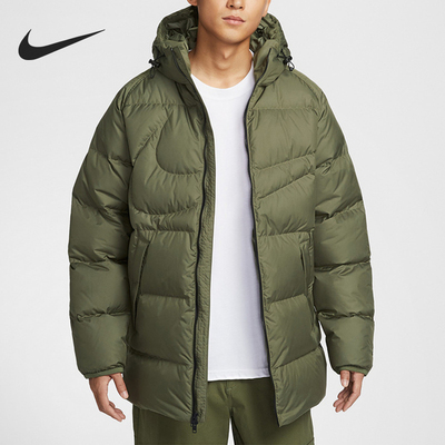 Nike/耐克官方正品2025冬季款男士连帽保暖耐穿羽绒服IH2378-222