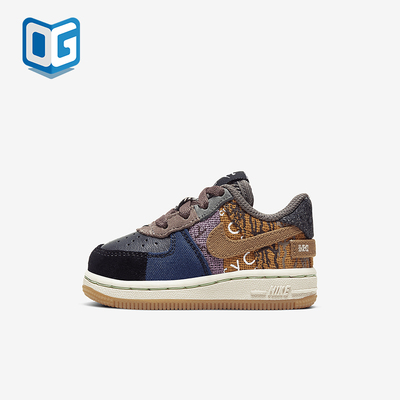 Nike/耐克正品AirForce1CactusJack新款经典婴童板鞋CT0911-900