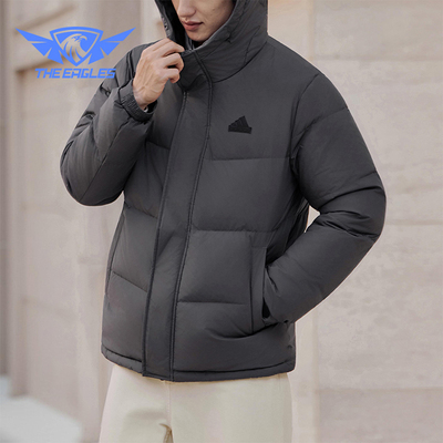 Adidas/阿迪达斯正品冬季男女连帽拒水保暖日常运动羽绒服KF6753