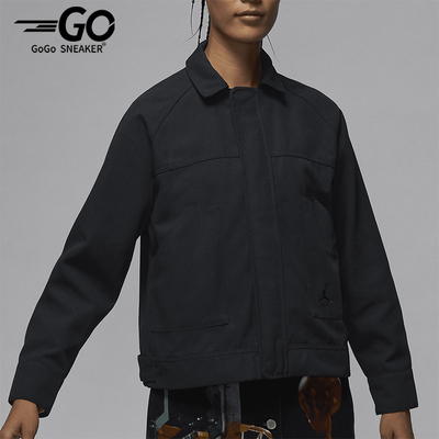 耐克女士翻领宽松运动休闲外套