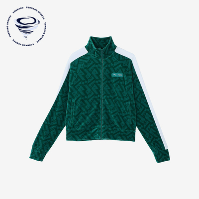 Puma/彪马正品新款女士复古潮流宽松印花夹克外套627432-86