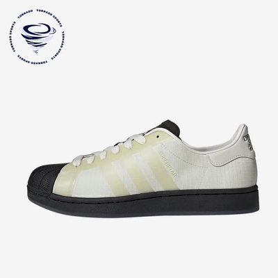 Adidas/阿迪达斯正品SUPERSTAR新款米白黑色经典街头板鞋KJ6573