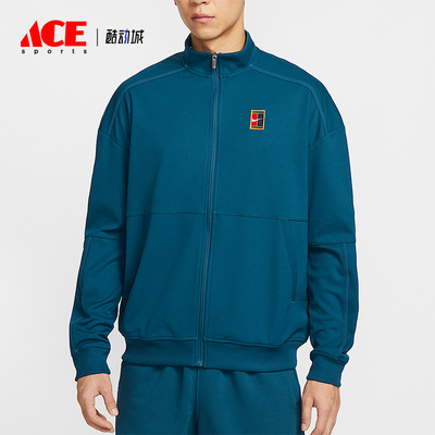 Nike/耐克正品Court Heritage男士薄绒网球经典夹克FZ6926-415