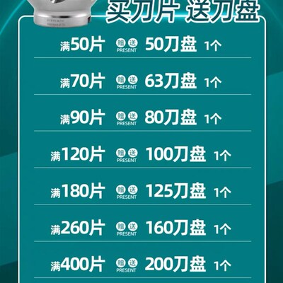 MFWN90度双面六角重切削快进给铣刀盘WNMU080608平面数控铣刀片