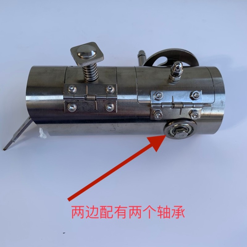 新品小墨斗钢管墨斗不锈钢墨斗墨水墨斗手K摇(比较适合木工和装修