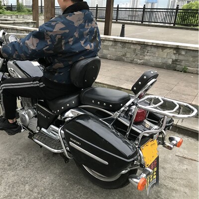 极速适用豪爵铃木酷悦GZ150-A后货A架GZ150-E改装尾箱架48升后备