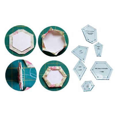 极速300pcs Quilter Cloth uQuilting Templates Stencils Suppli
