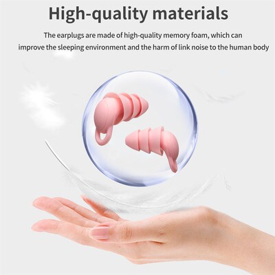 极速Soundproof Earplugs tFor Sleeping Soft Silicone Sleeping