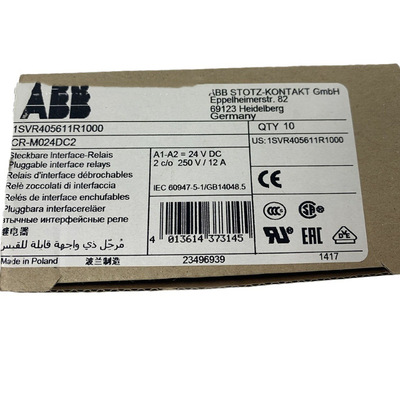 1SVR405611R1000插入式接口继电器ABB