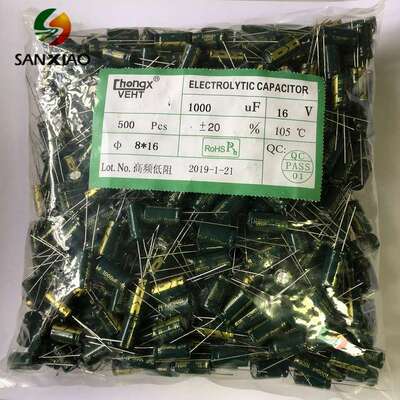 CHONGX厂家直销 高频低阻直插电解电容10*17MM 35V470UF 680UF